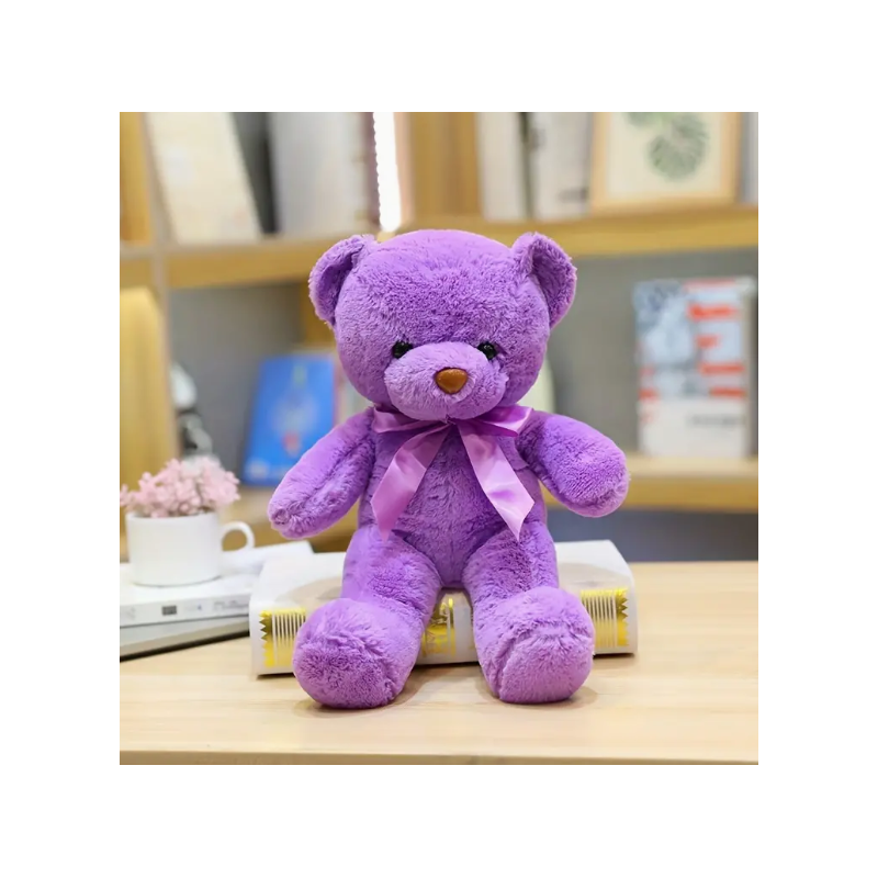 30cm Purple Teddy Bear
